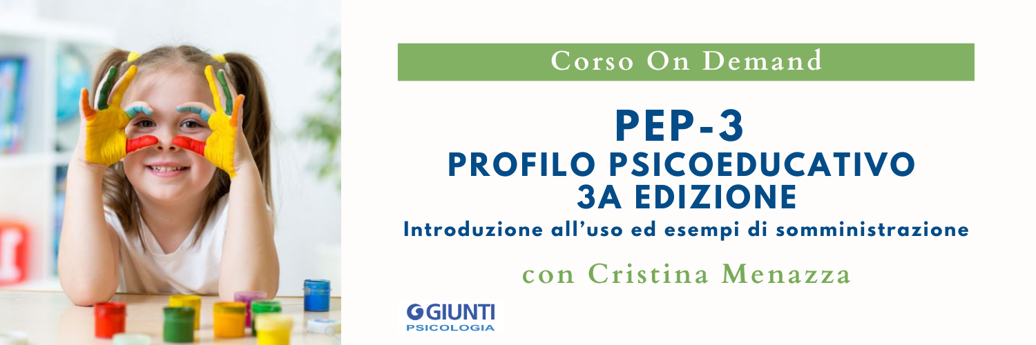 PEP-3 Profilo Psicoeducativo - 3a Edizione | Training per l'utilizzo ...
